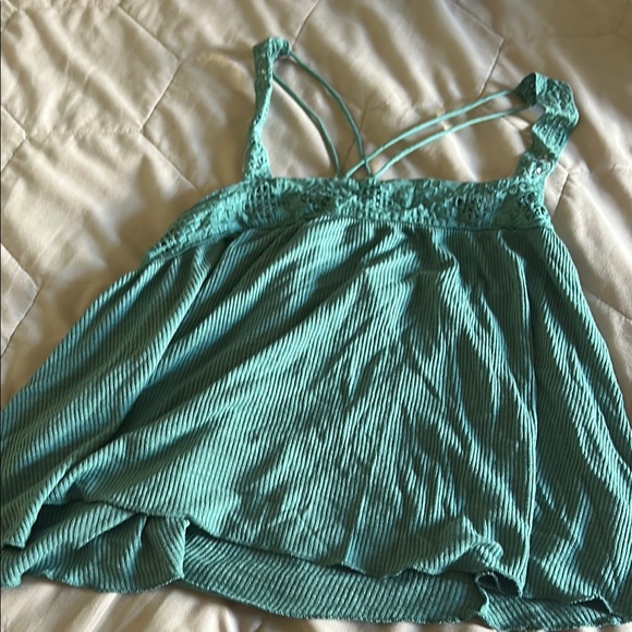 Lucky Brand | Tops | Lucky Brand Teal Strappy Tank Top | Poshmark